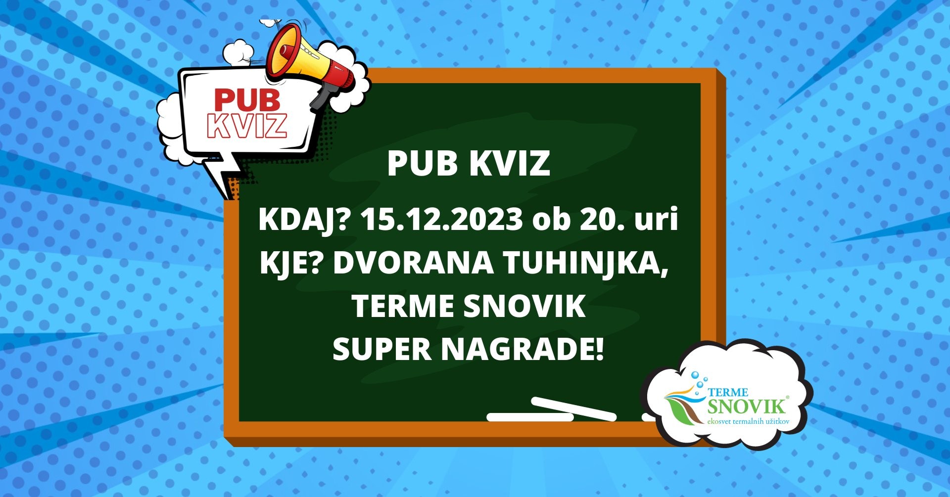 PUB kviz v Termah Snovik - domžalec.si