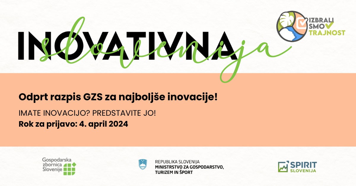 Razpis GZS za najboljše inovacije Osrednjeslovenske regije je odprt ...